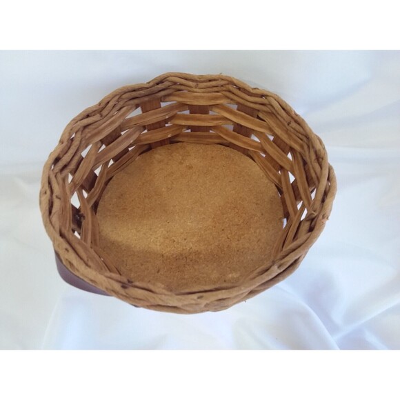 Pyrex | Kitchen | Pyrex Corning Casserole Woven Basket With Leather ...